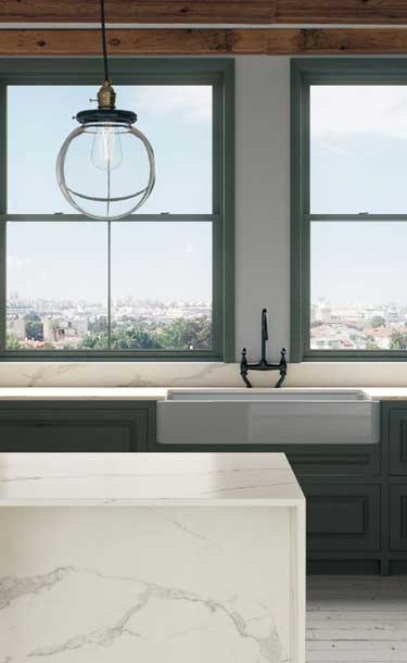 503 Circa Porcelain Benchtop Surface | Caesarstone Studio