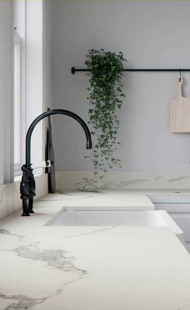 503 Circa Porcelain Benchtop Surface | Caesarstone Studio