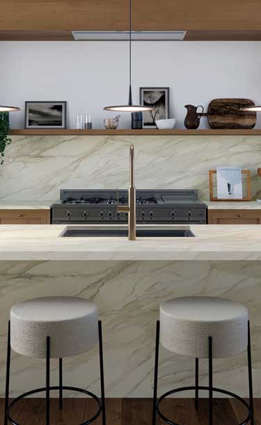 506 Mirabel Porcelain Benchtop Surface | Caesarstone Studio