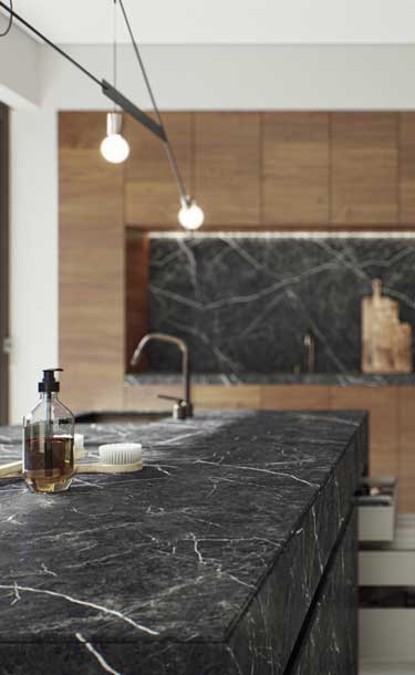511 Smokestone Porcelain Benchtop Surface | Caesarstone Studio