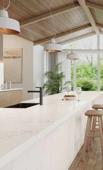 5113 Solenna Mineral Benchtop Surface | Caesarstone Studio