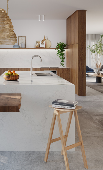 5131 Calacatta Nuvo Mineral Benchtop Surface | Caesarstone Studio