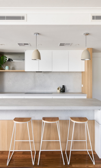 4044 Airy Concrete Mineral Benchtop Surface | Caesarstone Studio