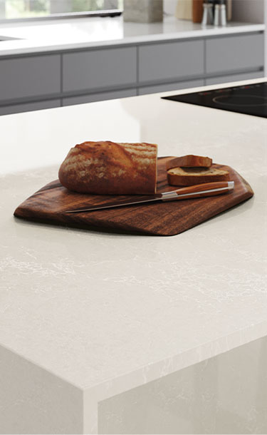 5110 Alpine Mist Mineral Benchtop Surface | Caesarstone Studio