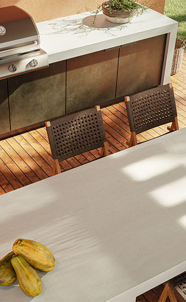 410 Aluminous Porcelain Benchtop Surface | Caesarstone Studio