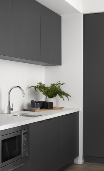 4011 Cloudburst Concrete Mineral Benchtop Surface| Caesarstone Studio