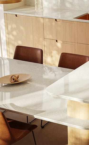 5130 Cosmopolitan White Mineral Benchtop Surface | Caesarstone Studio