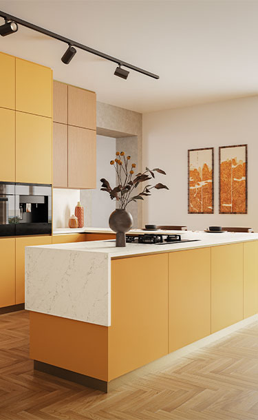 5140 Dreamy Carrara Mineral Benchtop Surface | Caesarstone Studio