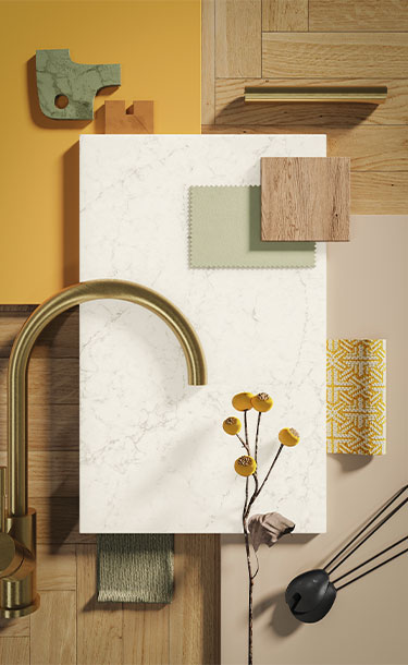 5140 Dreamy Carrara Mineral Benchtop Surface | Caesarstone Studio