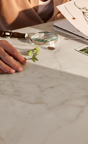 507 Marbannova Porcelain Benchtop Surface | Caesarstone Studio