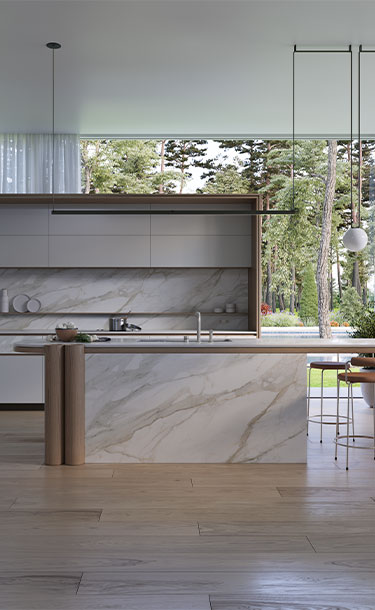 506 Mirabel Porcelain Benchtop Surface | Caesarstone Studio