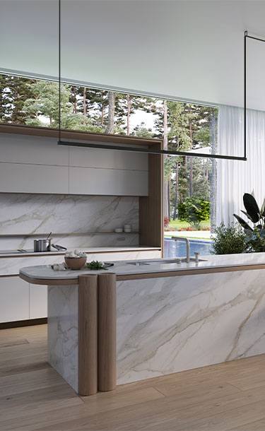 506 Mirabel Porcelain Benchtop Surface | Caesarstone Studio