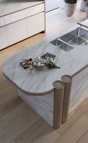 506 Mirabel Porcelain Benchtop Surface | Caesarstone Studio