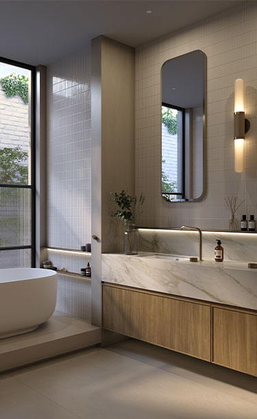 506 Mirabel Porcelain Benchtop Surface | Caesarstone Studio