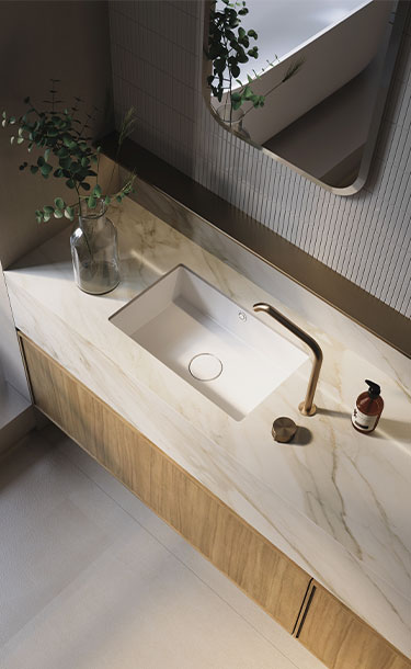 506 Mirabel Porcelain Benchtop Surface | Caesarstone Studio