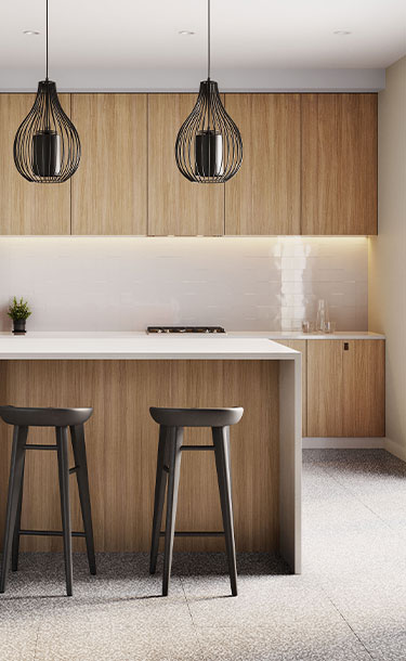 4600 Organic White Mineral Benchtop Surface | Caesarstone Studio