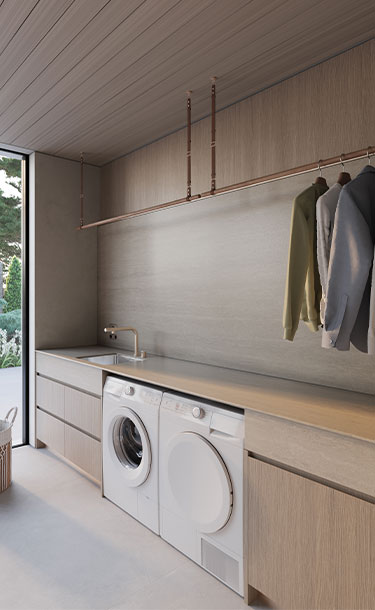 550 Silvax Porcelain Benchtop Surface | Caesarstone Studio