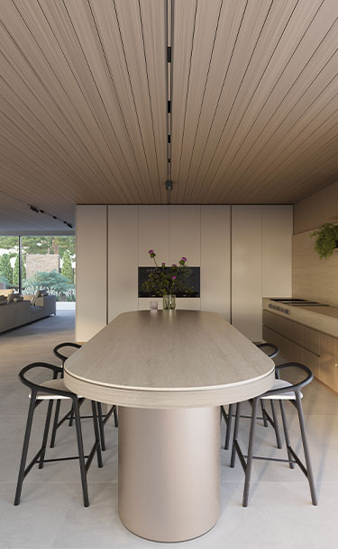 550 Silvax Porcelain Benchtop Surface | Caesarstone Studio
