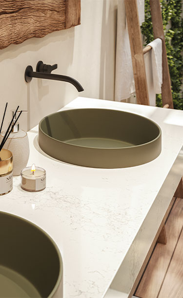 5113 Solenna Mineral Benchtop Surface | Caesarstone Studio