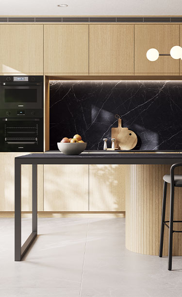 511 Smokestone Porcelain Benchtop Surface | Caesarstone Studio