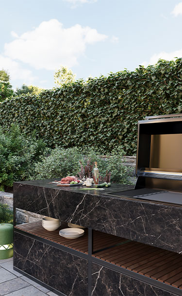 511 Smokestone Porcelain Benchtop Surface | Caesarstone Studio