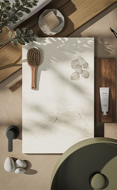 5113 Solenna Mineral Benchtop Surface | Caesarstone Studio