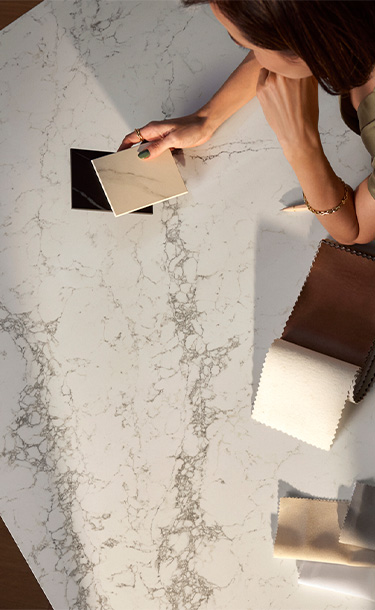 Celestial Sky Mineral Benchtop Surface | Caesarstone Studio