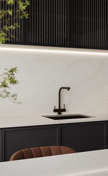 5441 Glacier Flow Mineral Benchtop Surface | Caesarstone Studio